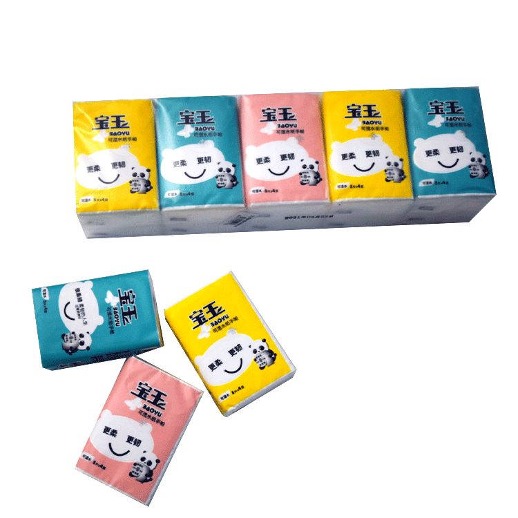 China Soft and skin friendly handkerchief paper, wettable facial tissue ...
